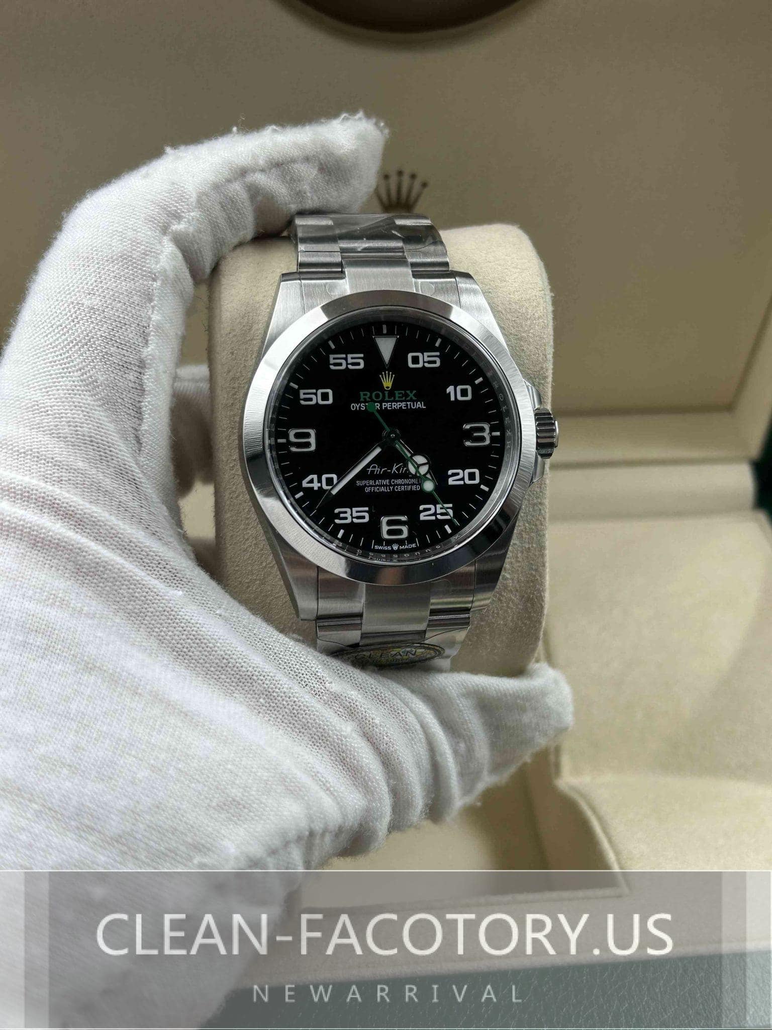 Clean Factory Rolex Air-King 126900 40mm Black Dial, 904L Steel, Best ...