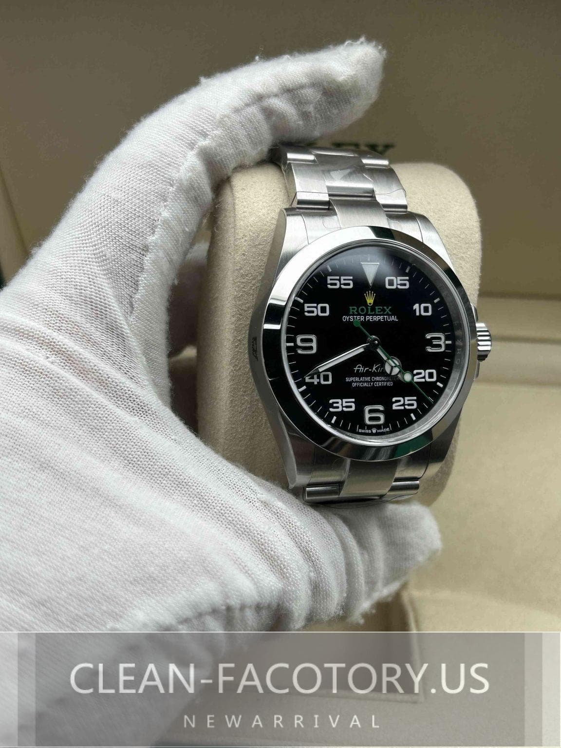 Clean Factory Rolex Air-King 126900 40mm Black Dial, 904L Steel, Best ...