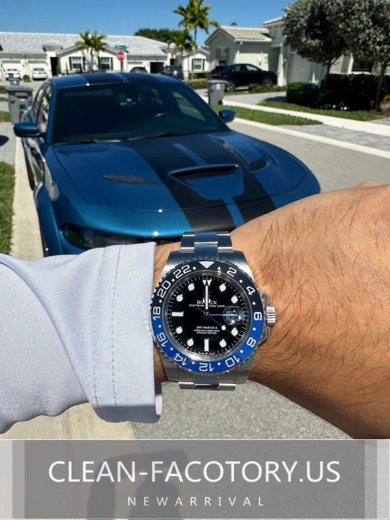 Clean Factory Rolex GMT Master II 126710BLNR Oyster, “BATMAN”Black/Blue ...