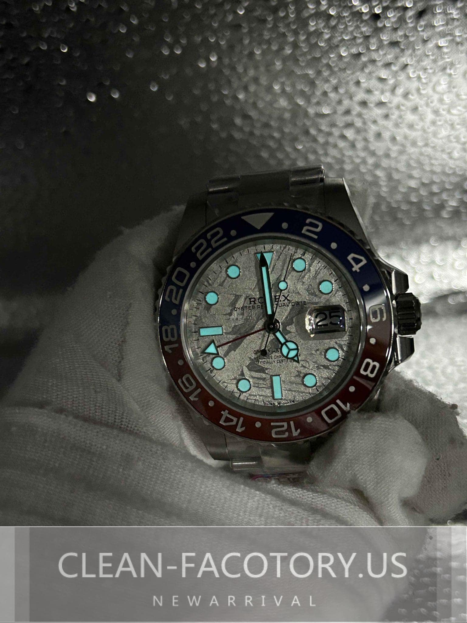 Clean Factory Rolex GMT Master II 126710BLRO Meteorite Dial, “Pepsi”Red ...