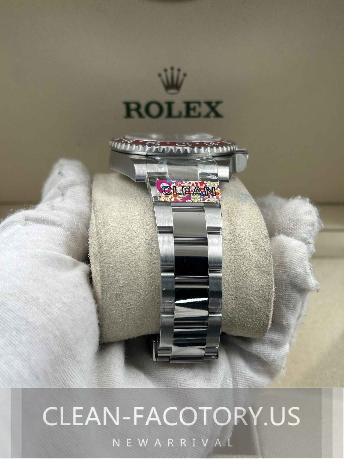 Clean Factory Rolex GMT Master II 126710BLRO Meteorite Dial, “Pepsi”Red ...