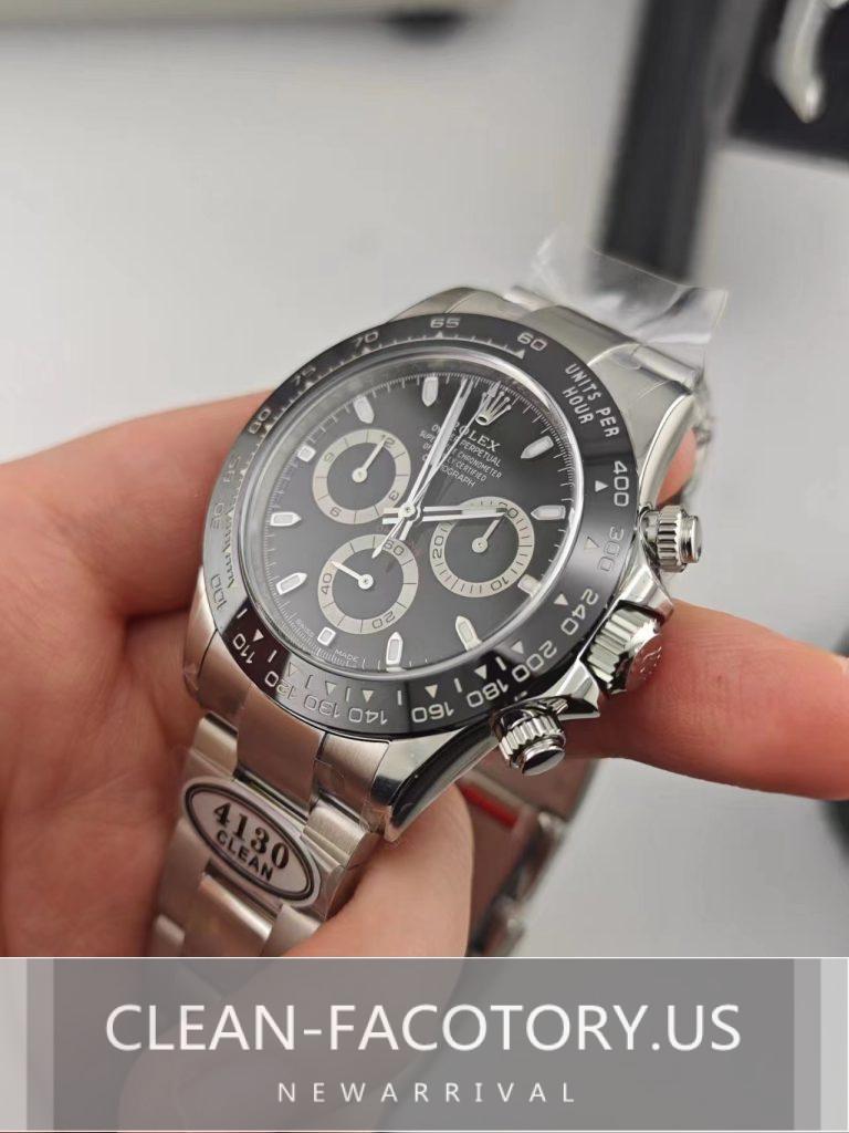 Clean Factory Rolex Black Ceramic Daytona Super Clone Watch Review ...