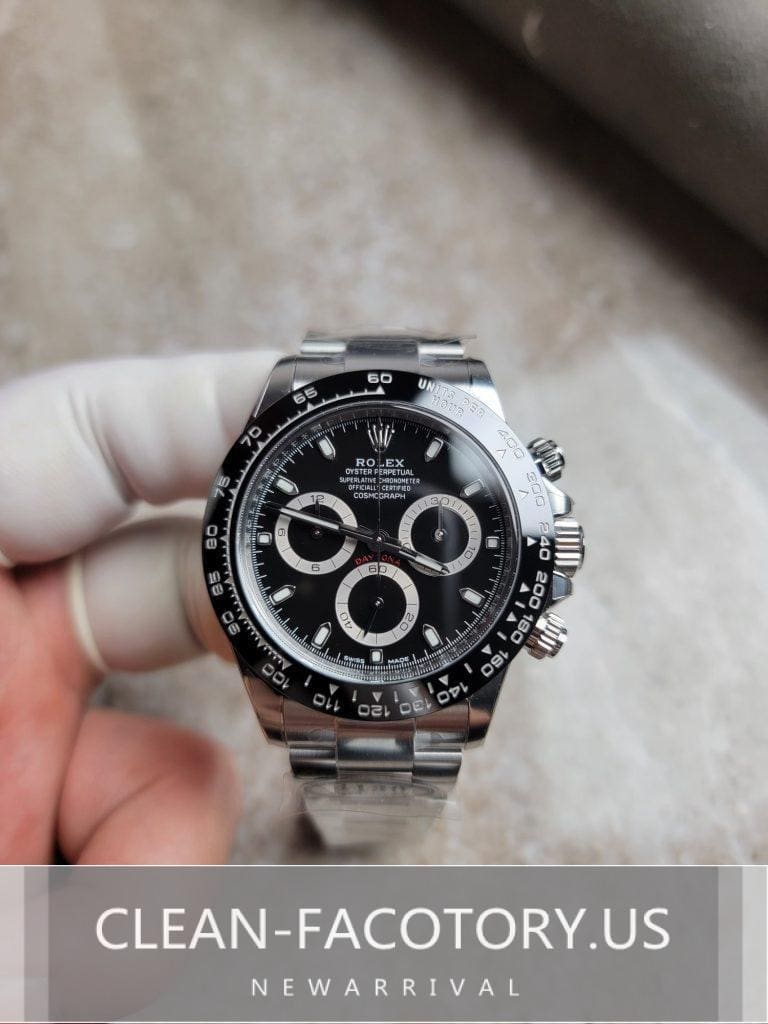 Clean Factory Rolex Daytona Black Ceramic 4130 Replica: A Brief Review ...