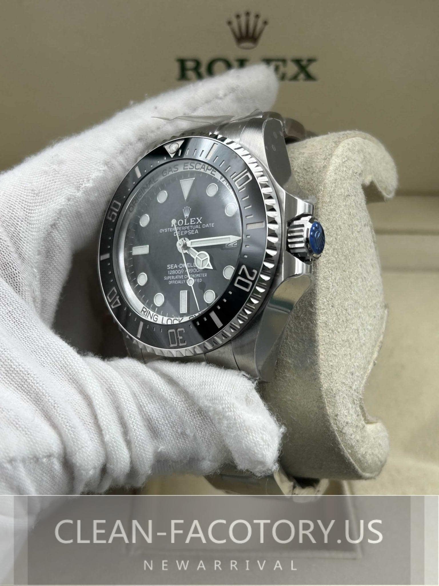 Clean Factory Rolex Sea-Dweller Deepsea 126660 44mm Black Dial, 904L ...