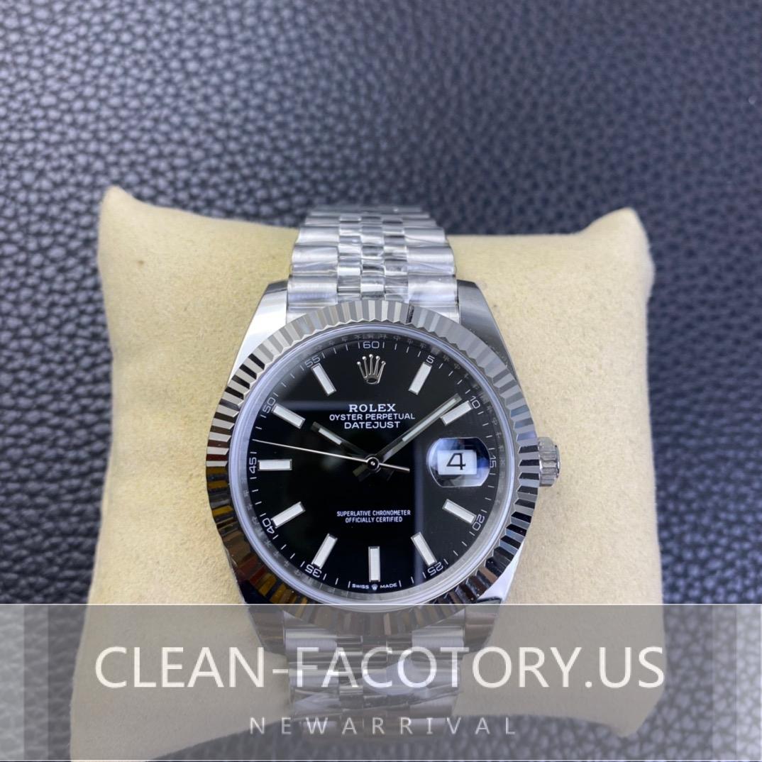 In-Depth Review: Clean Factory Rolex Datejust 41mm Black Dial with 3235 ...