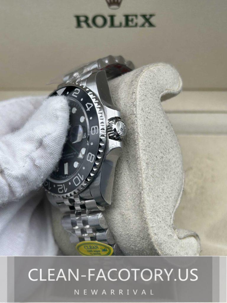 Clean Factory Rolex GMT Master II 126710GRNR Jubilee, Green 24-hour ...