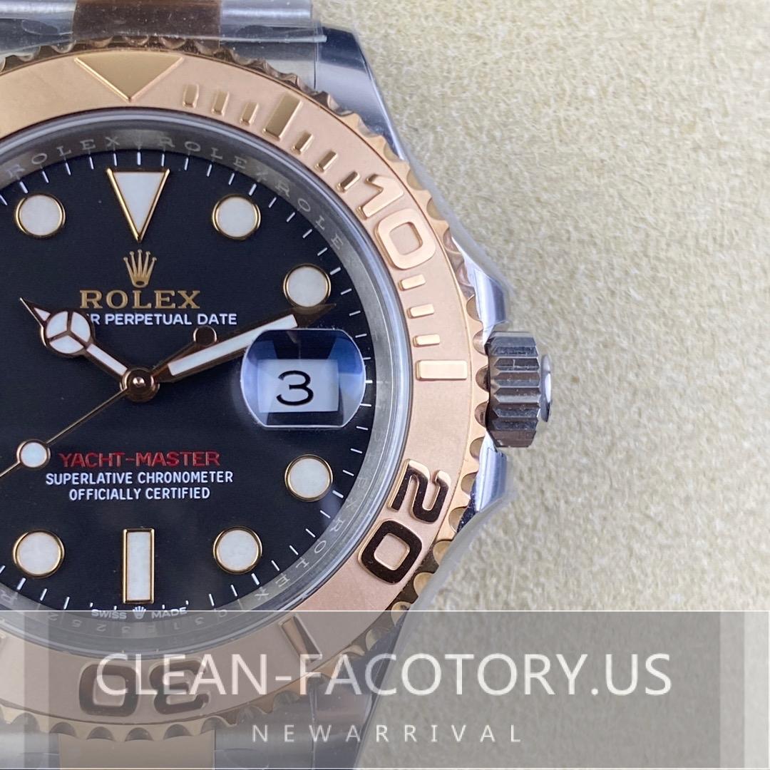 Unveiling Excellence: The Clean Factory Rolex Yacht-Master Rose Gold ...