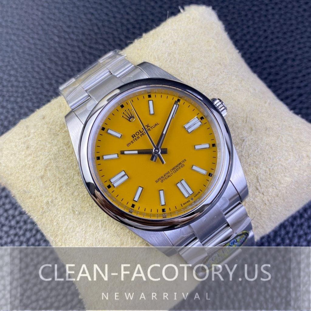 Unveiling Excellence: CLean Factory Rolex Oyster Perpetual 41mm Yellow ...