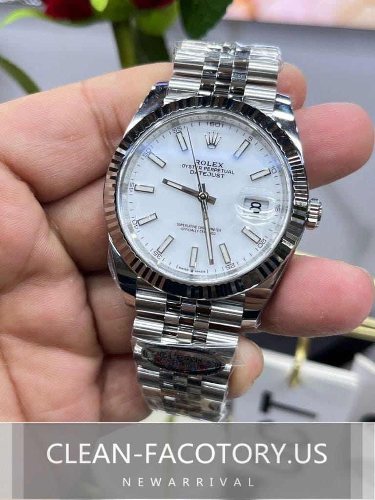 Unveiling Elegance: CLean Factory Rolex Datejust 41mm with Jubilee ...