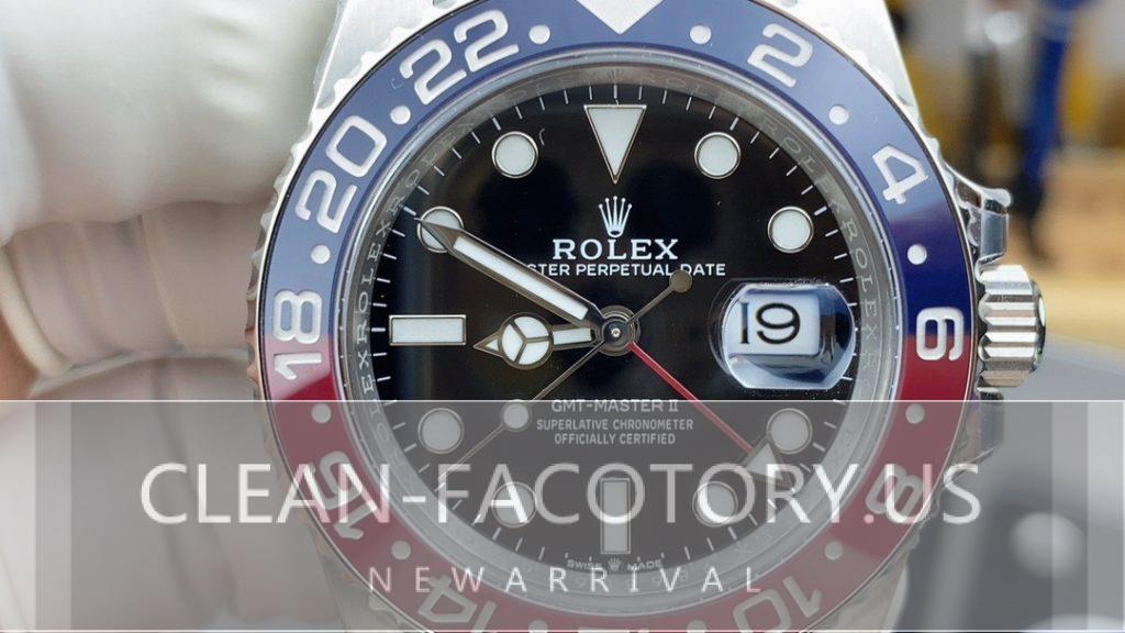 Red and Blue Refined: The Clean Factory Rolex GMT Master II Jubilee ...