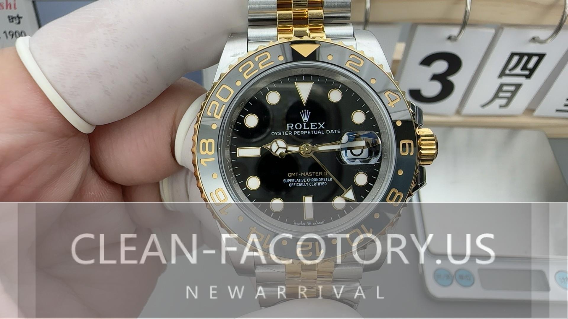 In-Depth Review: Clean Factory Rolex GMT-Master II 126713GRNR Two-Tone ...