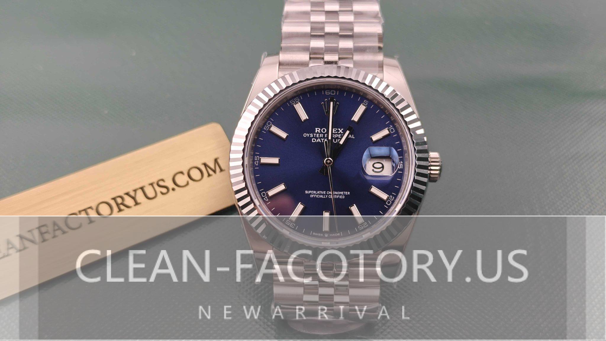 Living With the Clean Factory Rolex Datejust Blue Dial — A Relaxed ...